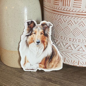 Super Cute Dog Breed Stickers | Collie Stickers | Collie Sticker ...