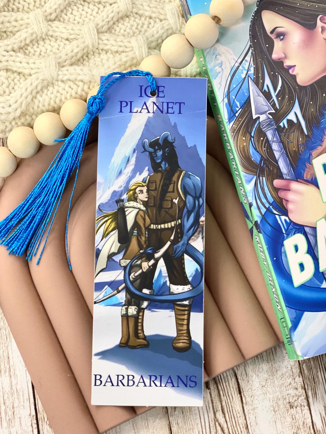 Unofficial Ruby Dixon Ice Planet Barbarians Series Bookmark | Ice Home Bookmark | Ruby Dixon ...