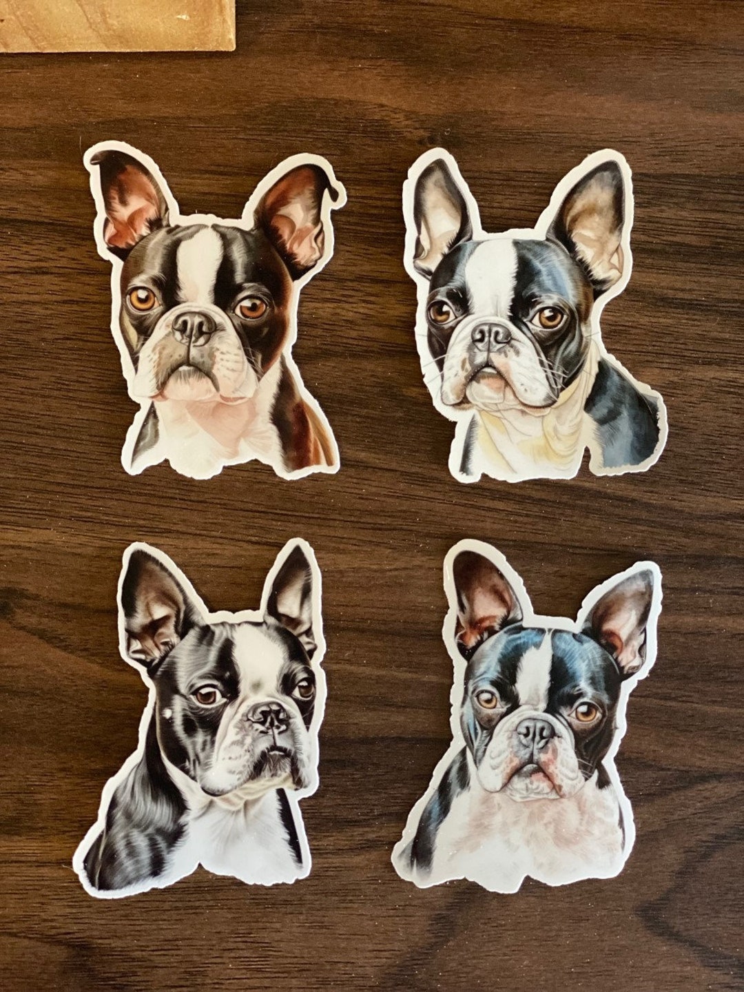 Super Cute Dog Breed Stickers | Boston Terrier Stickers | Boston ...