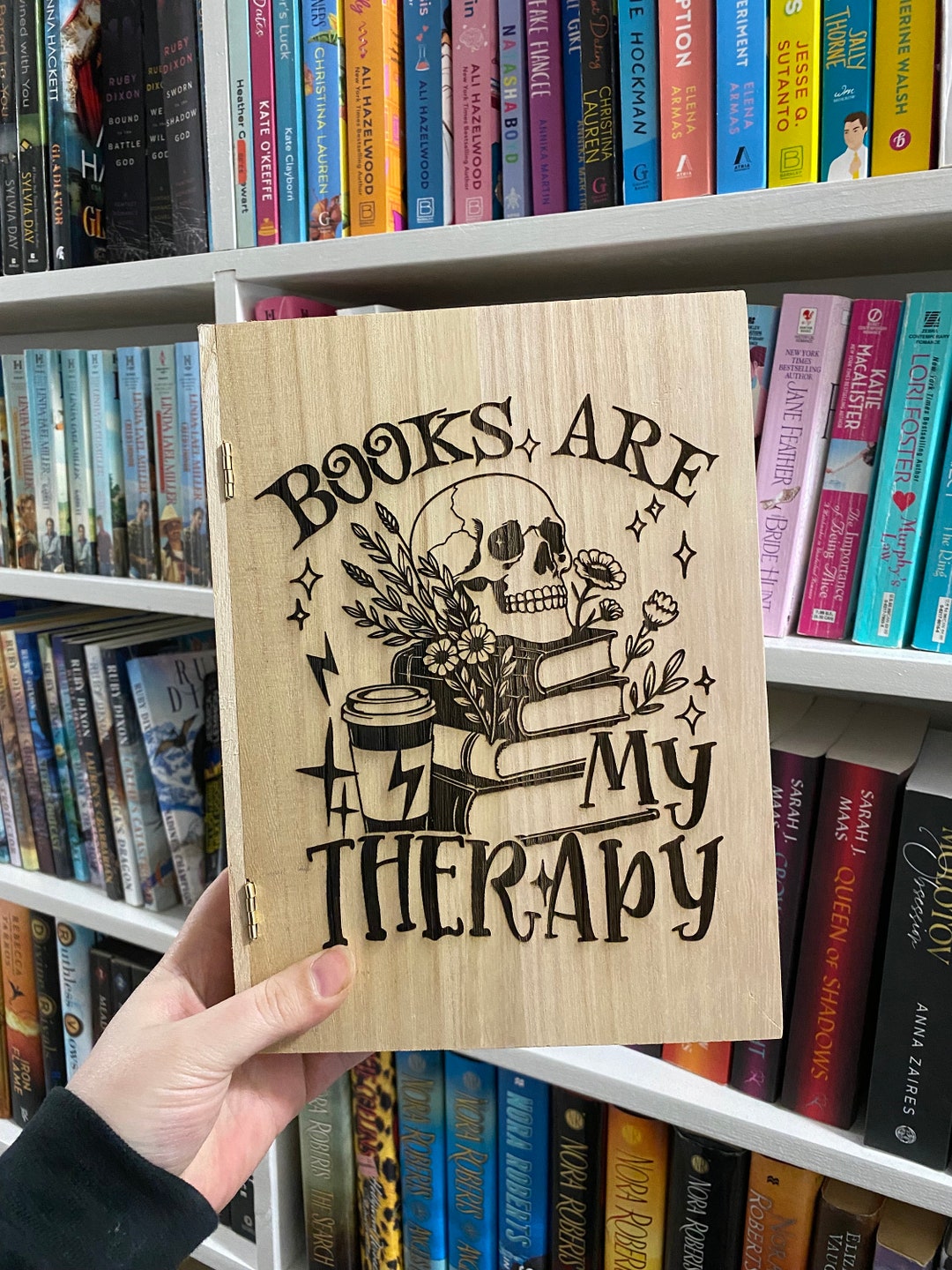 Wooden Bookmark Storage Box | Bookmark Holder | Wooden Book Box ...