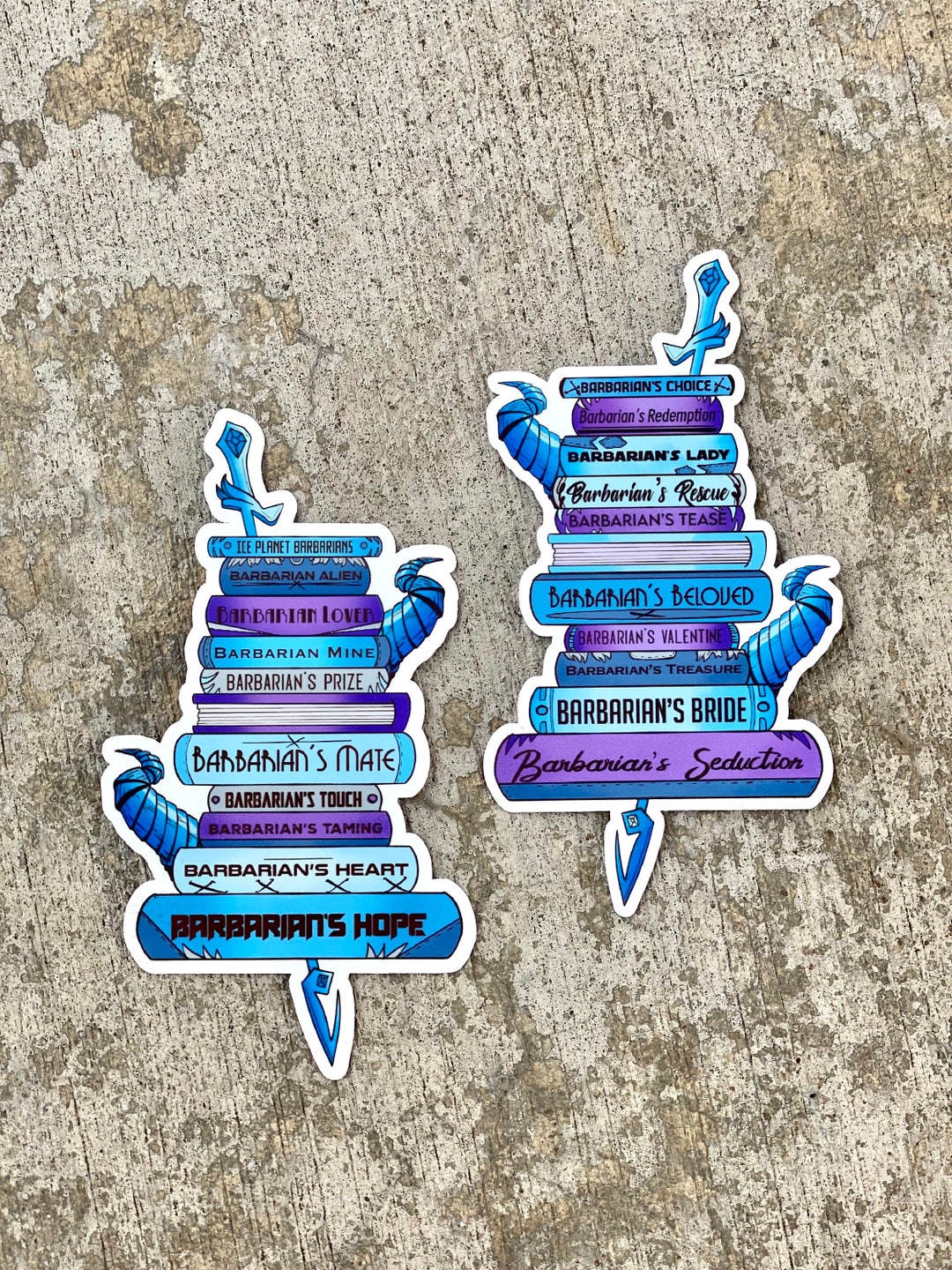 Unofficial Ruby Dixon Stickers | Ice Planet Barbarian Stickers | Ruby ...