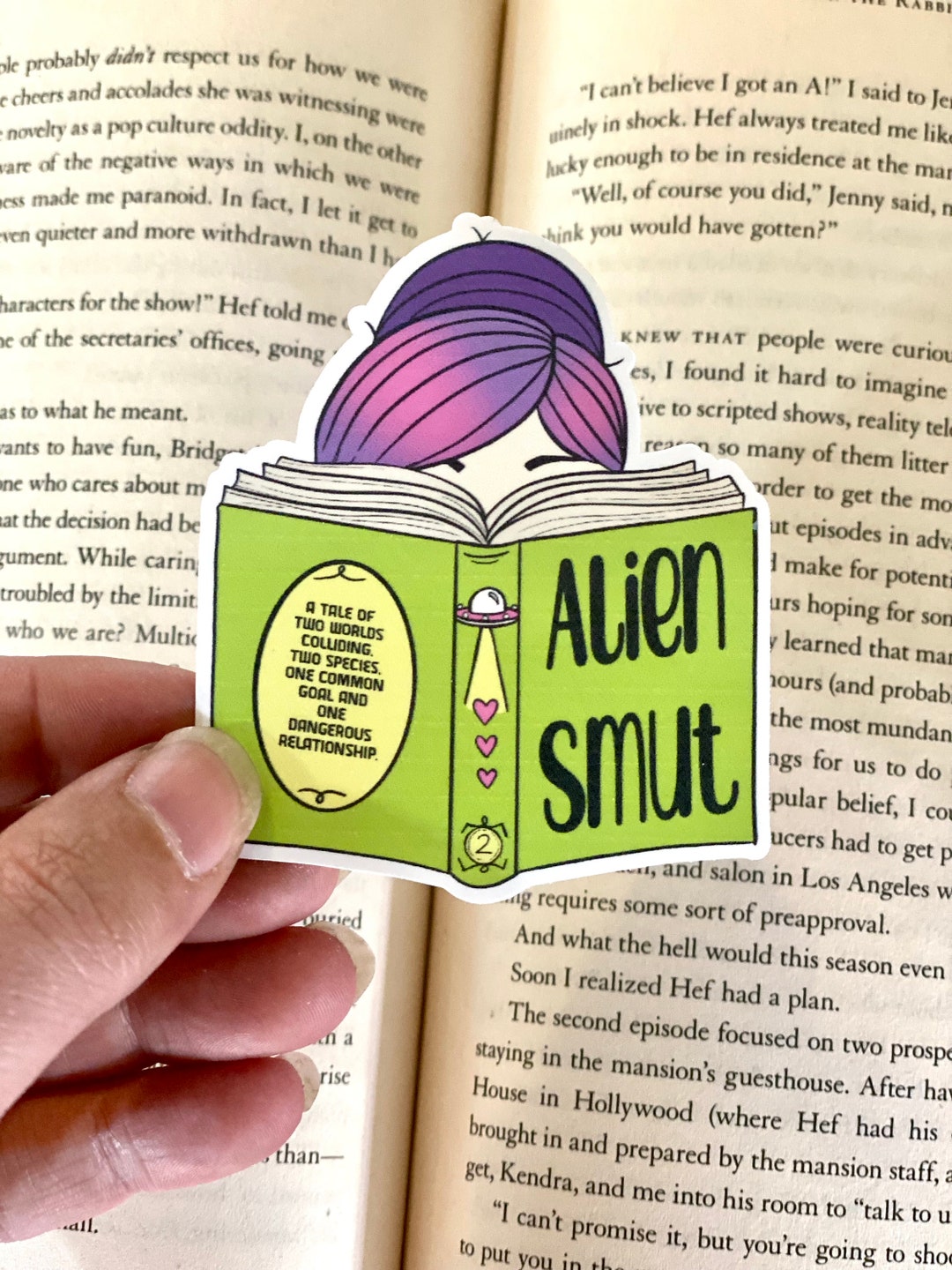 Vinyl Alien Smut Book Stickers Book Lover Gifts Book Lover Stickers Dirty Book Gifts Reading ...