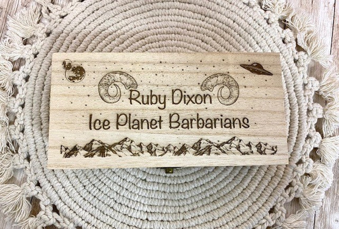 Unofficial Ruby Dixon Custom Engraved Bookmark Storage Box | Ice Planet ...