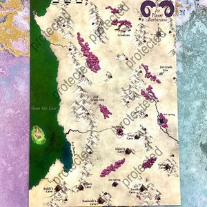 Unofficial Ruby Dixon Ice Planet Barbarians Series Map | Ice Planet Map ...