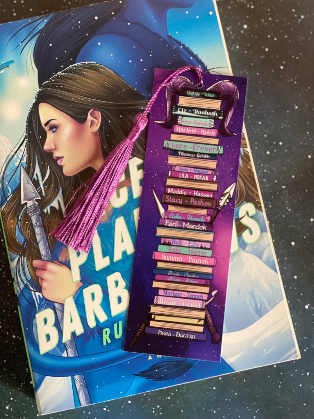 Unofficial Ruby Dixon Ice Planet Barbarians Series Bookmark | Ice Home ...