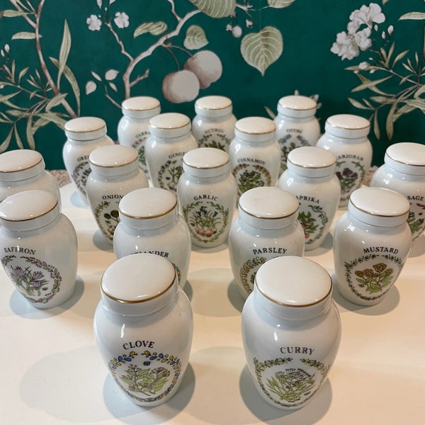 Vintage Spice Jars - Etsy