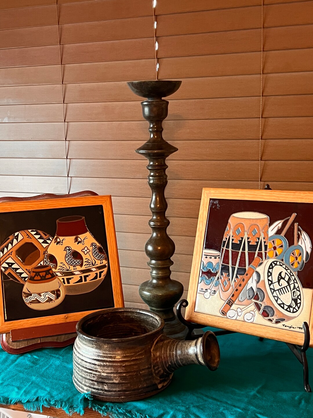 1993 Arius Santa Fe Art Tile Trio Drums Trio Gourds - Etsy