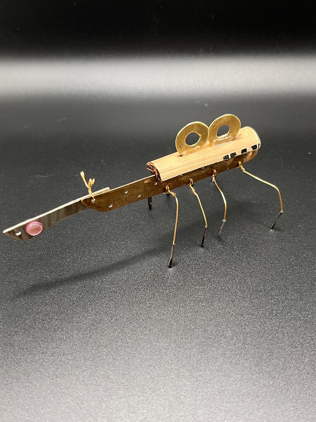 Drumstick and Cymbal Handmade Unique Cute Weird Creepy Creature ...