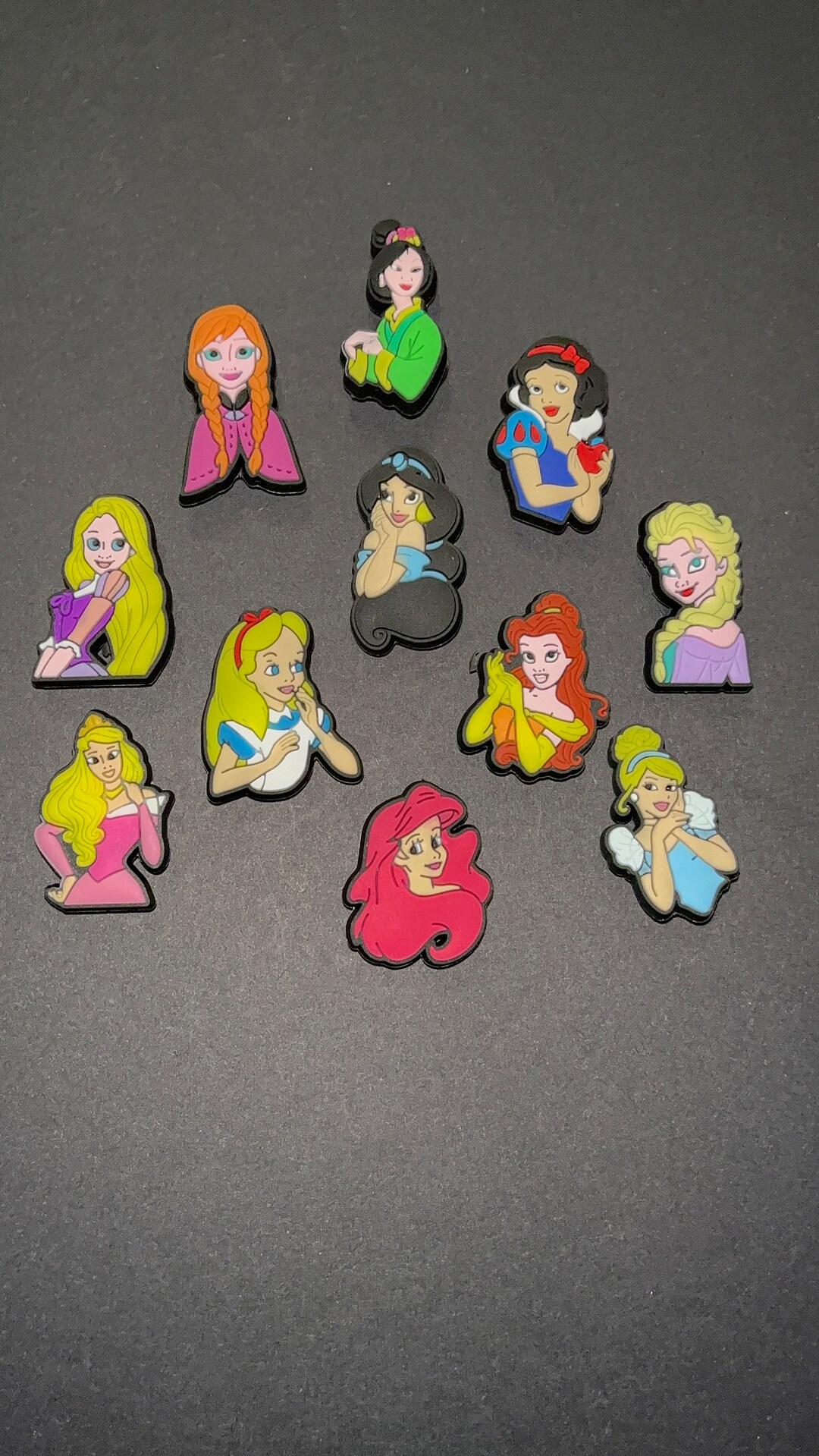 Set of 11 Disney Princess Charms - Etsy