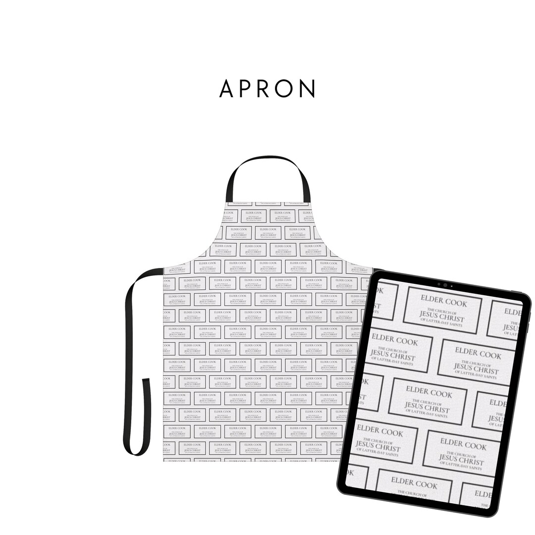 Personalized LDS Missionary Apron | LDS Missionary Gift | Missionary ...
