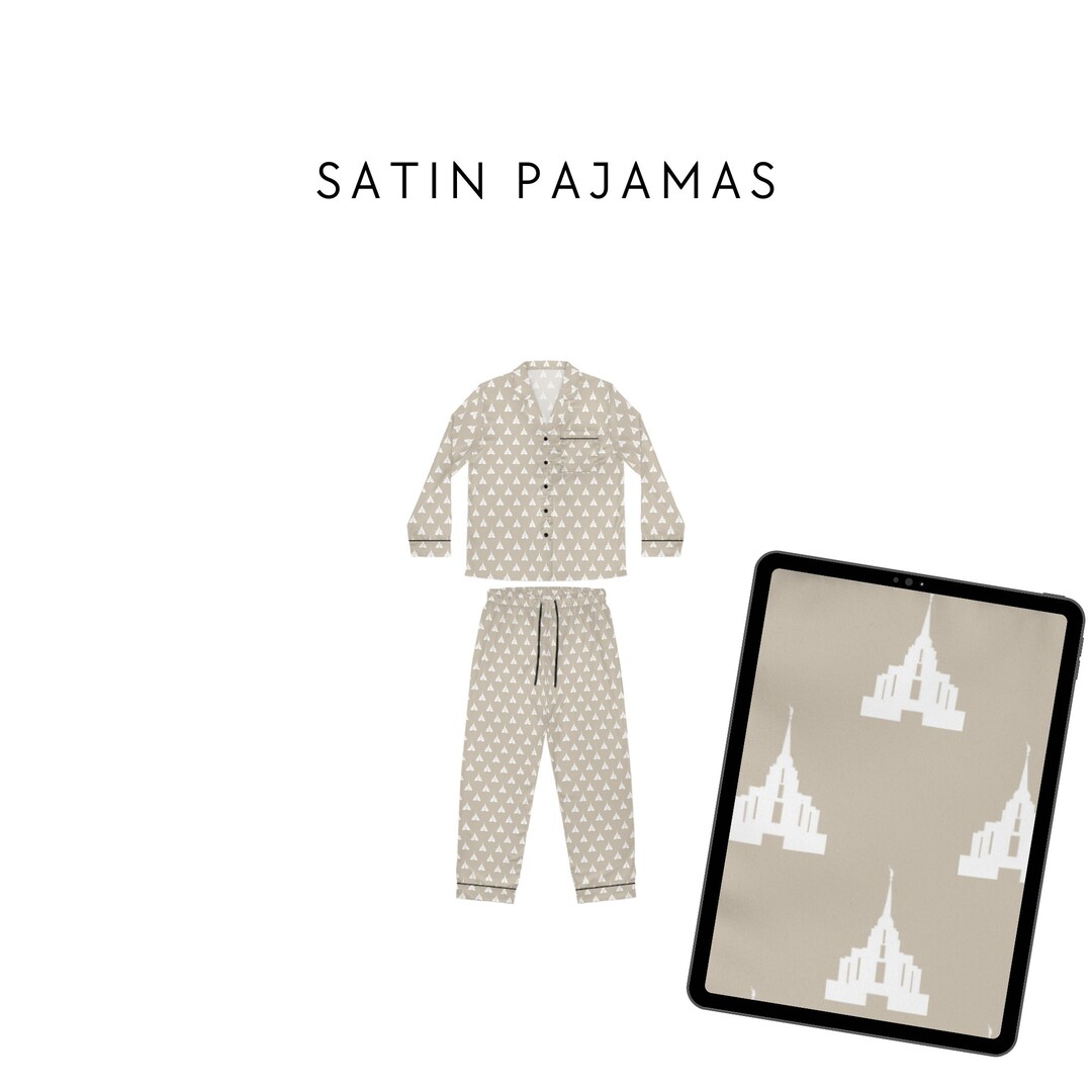 Rexburg Idaho Temple Women's Satin Pajamas Missionary Gift Gift for ...