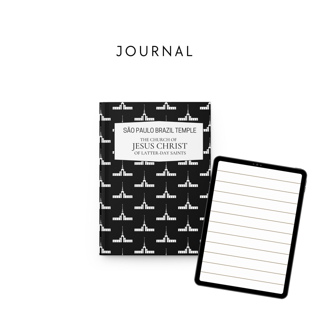 São Paulo Brazil Temple Journal | LDS Mission Journal | Missionary Gift ...