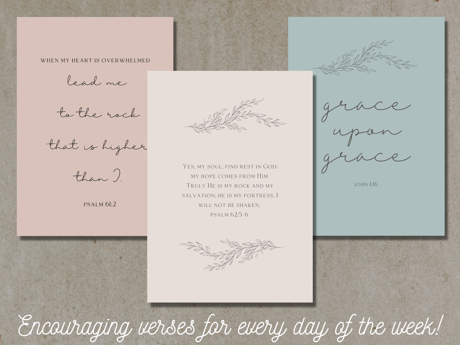 Printable Bible Verse Cards - Etsy