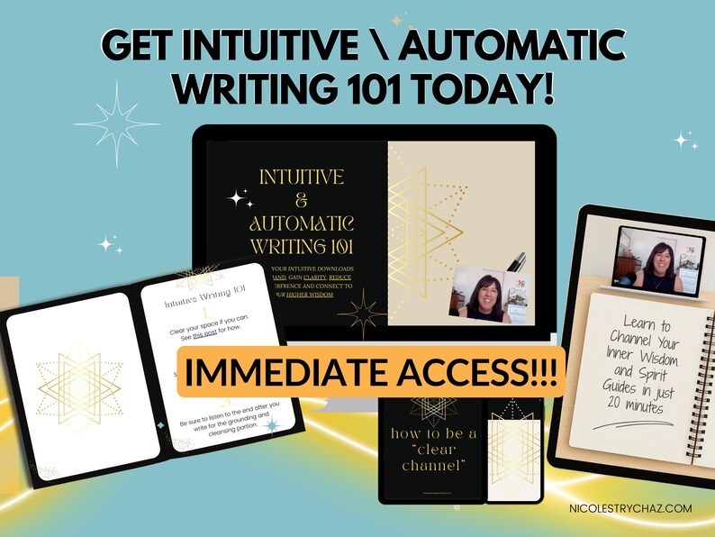Learn Intuitive / Automatic Writing 101 Tutorial, Lesson, Guided ...