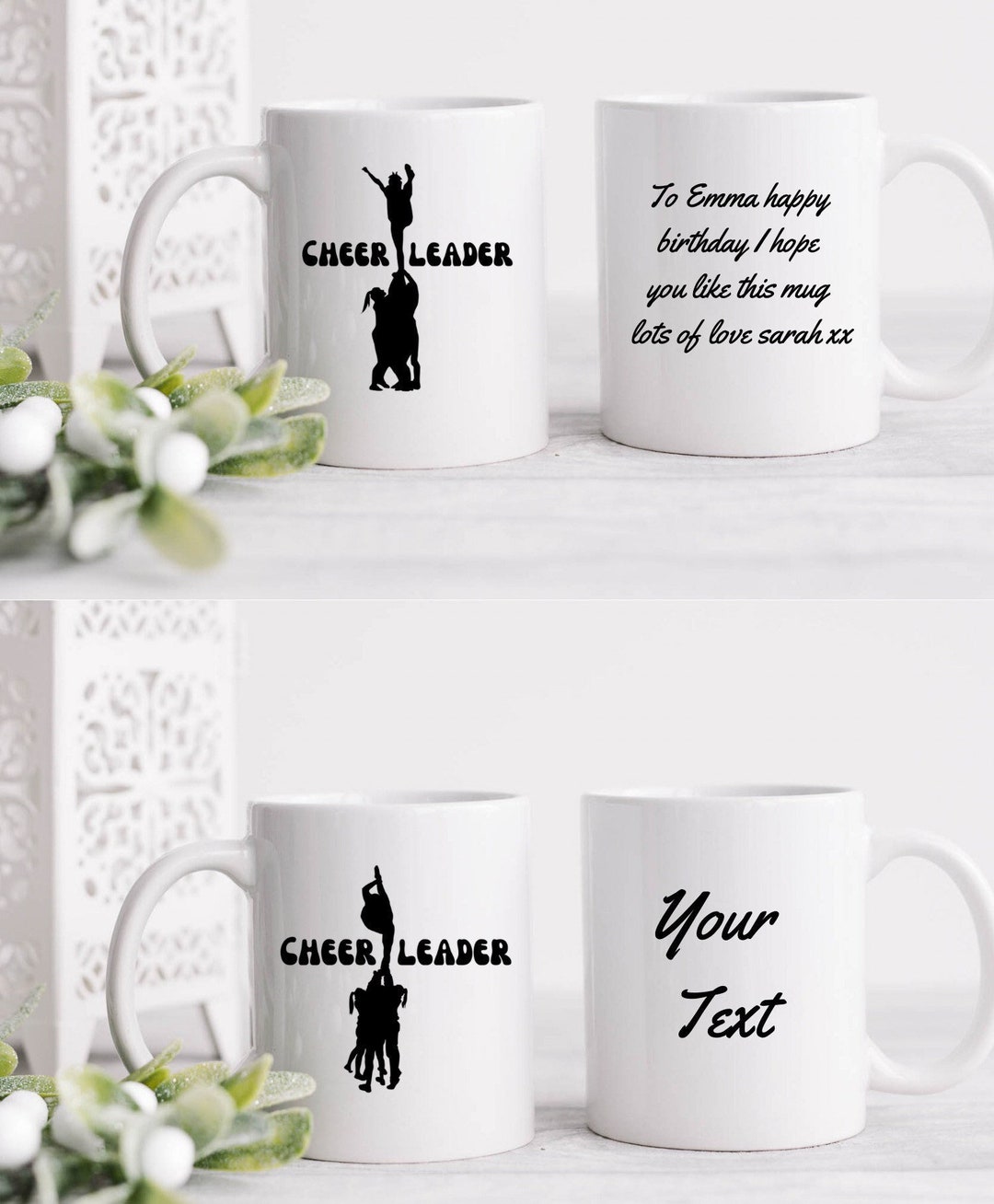 Cheerleader Mug - Cheerleading Mug - Cheer Mug - Cheer Mug for Coach ...