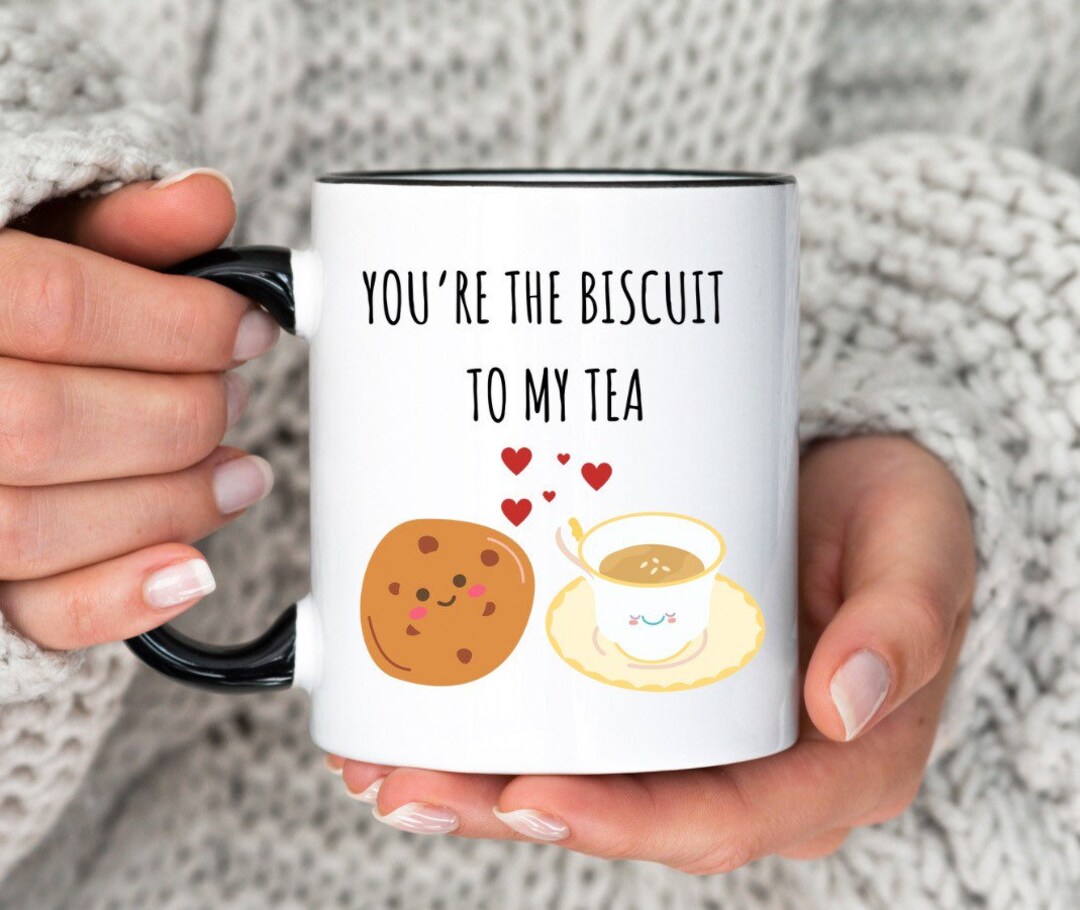 Biscuit to Tea Mug. Funny Mug. I Love Biscuit Mug. Gift for Employee ...