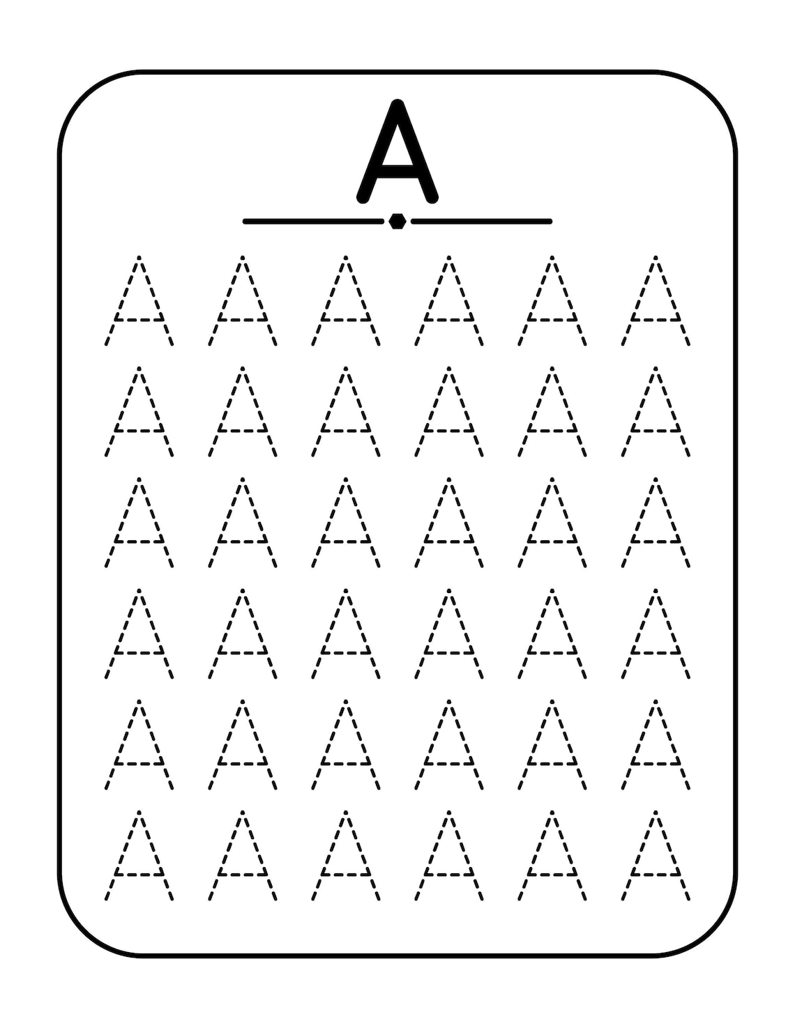 Printable Alphabet Letters and Number Tracing Worksheets, Pre-k to ...