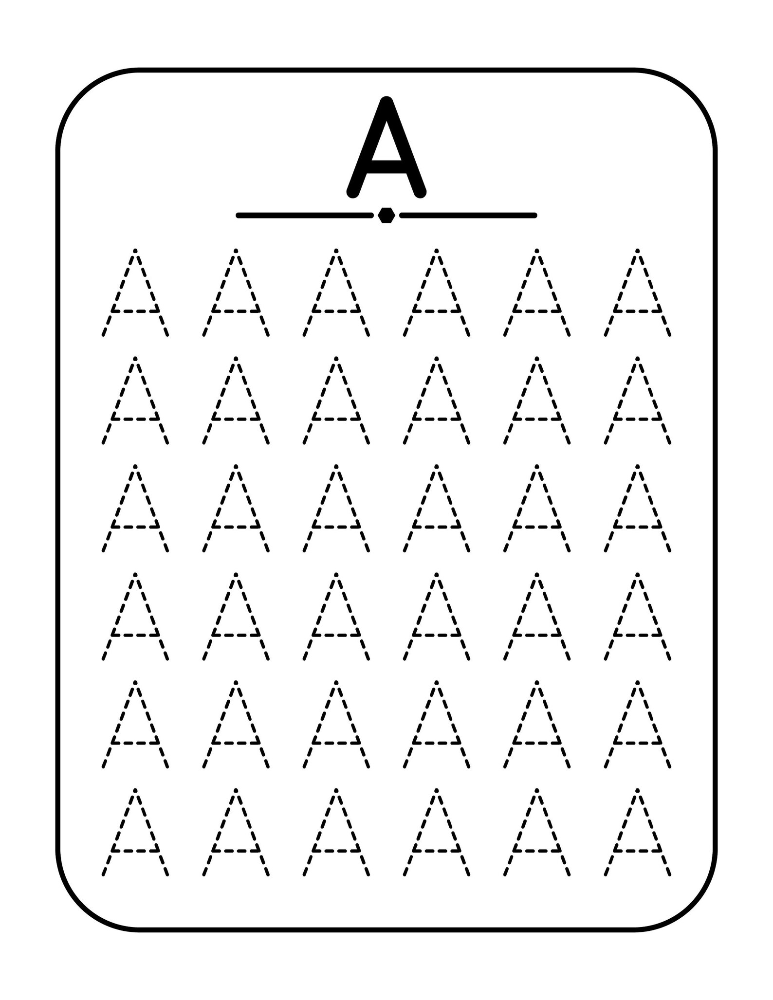Printable Alphabet Letters and Number Tracing Worksheets, Pre-k to ...