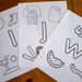 Printable A-Z Coloring Pages for Preschoolers, Learning Worksheets ...