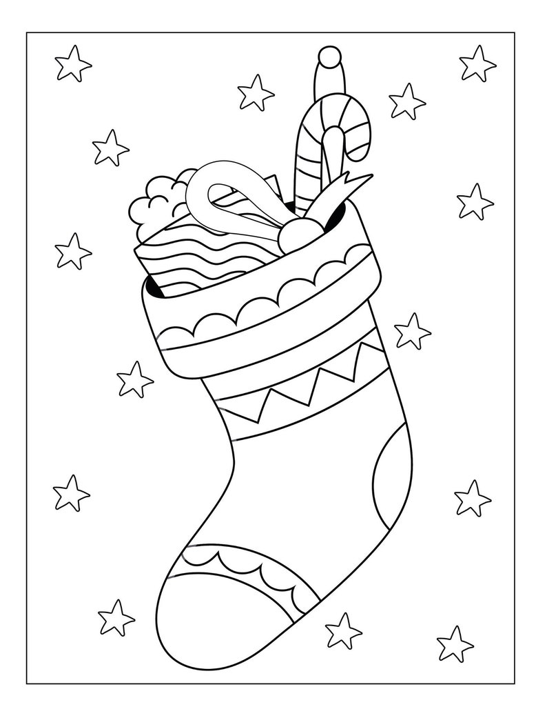 7 Printable Christmas Coloring and Activity Pages for Kids, Coloring ...