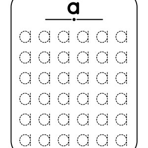 Printable Alphabet Letters and Number Tracing Worksheets, Pre-k to ...