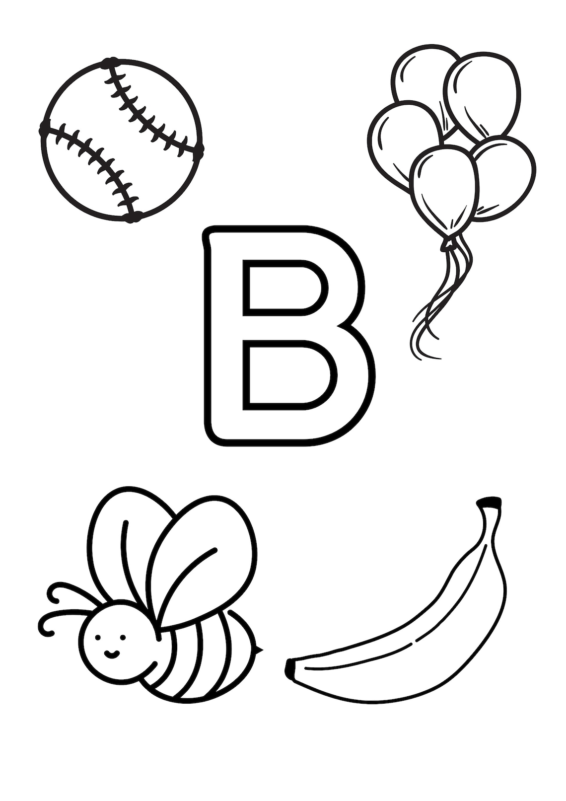 Printable A-Z Coloring Pages for Preschoolers, Learning Worksheets ...