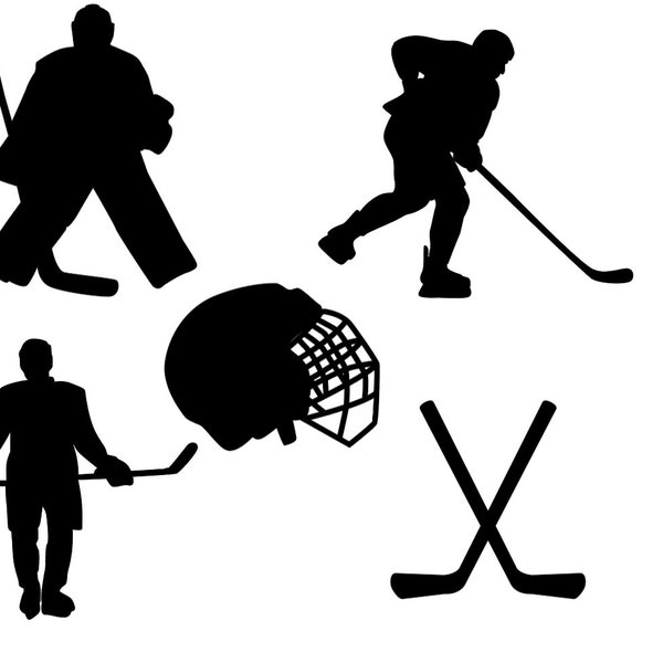 Hockey Cut Outs Paper - Etsy