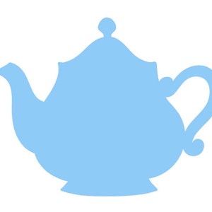 24 Tea Pots, Tea Pot Cut Outs, Tea Pot Paper Shape Cut Out, Tea Pot ...