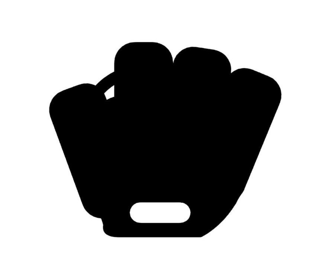 Paper Baseball Glove Shapes, Baseball Glove Paper Shape, Baseball Glove ...