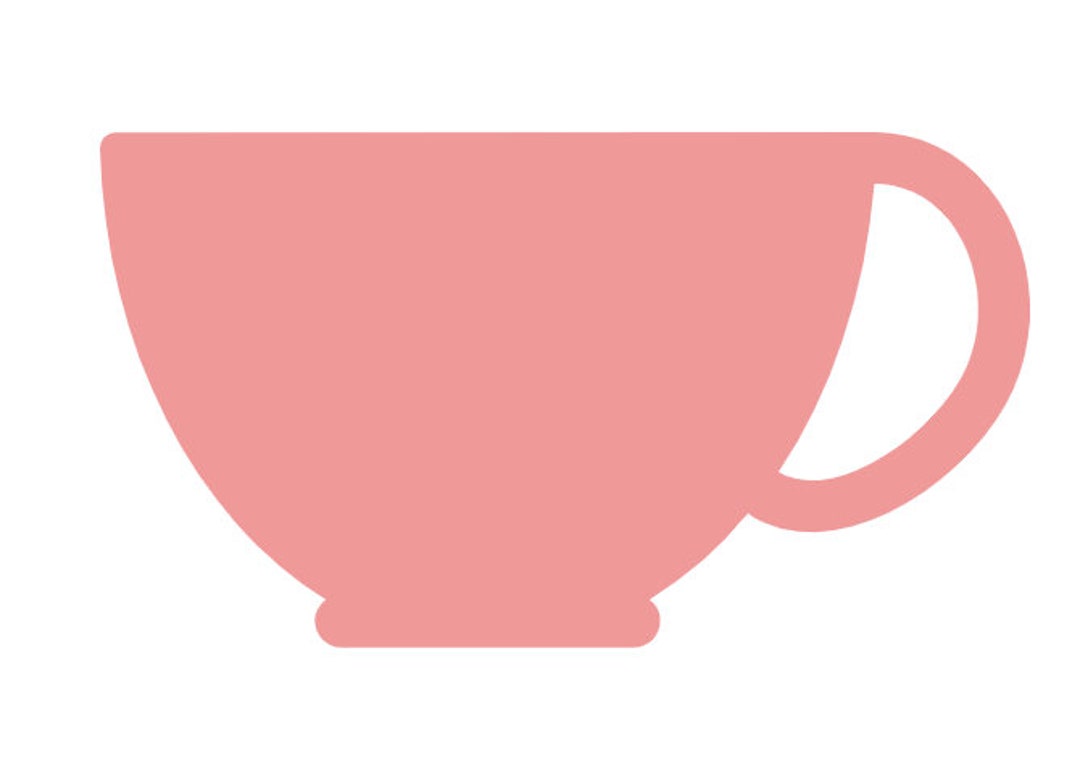 Paper Tea Cup Shape,paper Shape Tea Cup,tea Cups,tea Cup Cut Outs,tea ...
