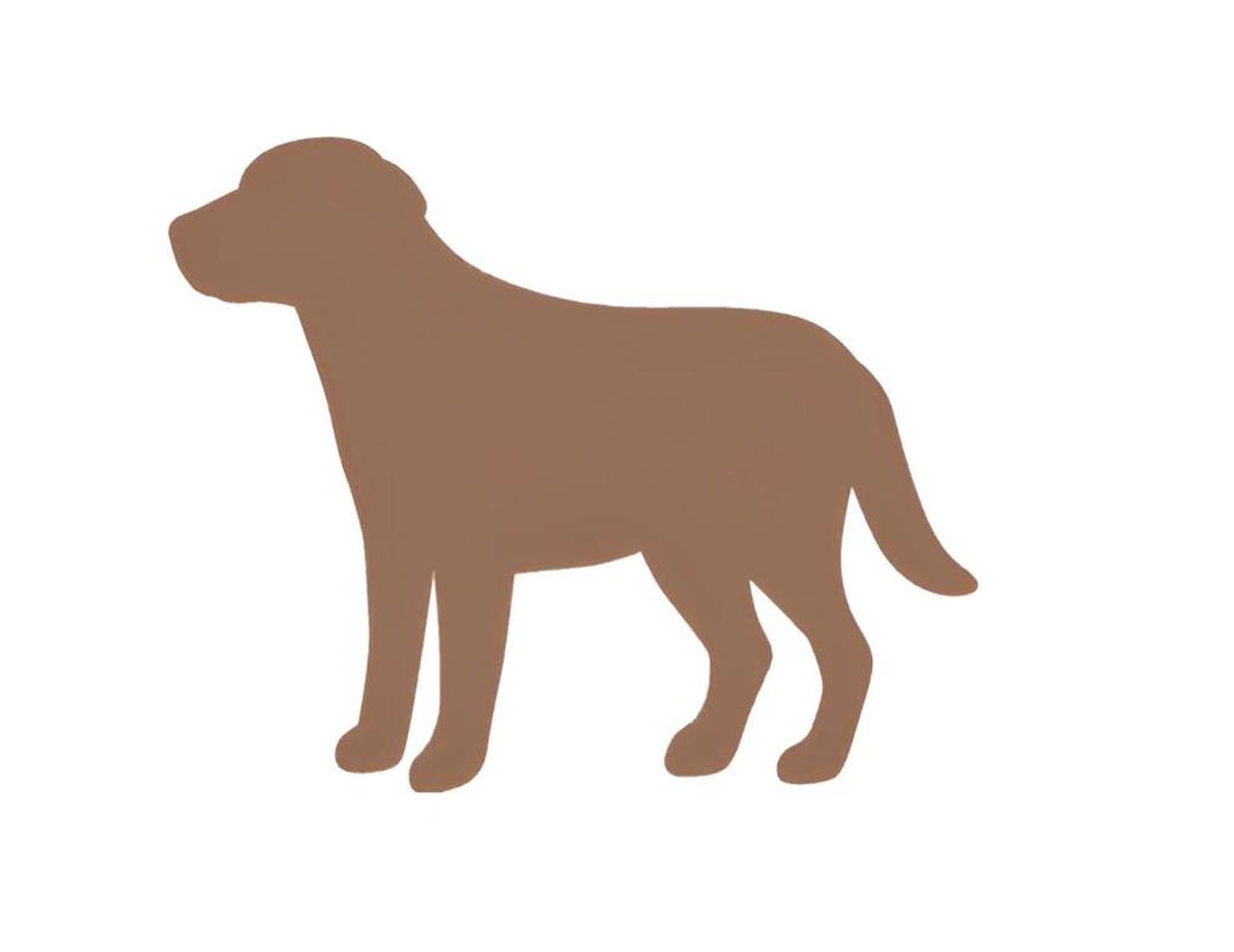 Labrador Paper Cut Outs, Labrador Cut Outs, Dog Paper Shape Cut Out ...