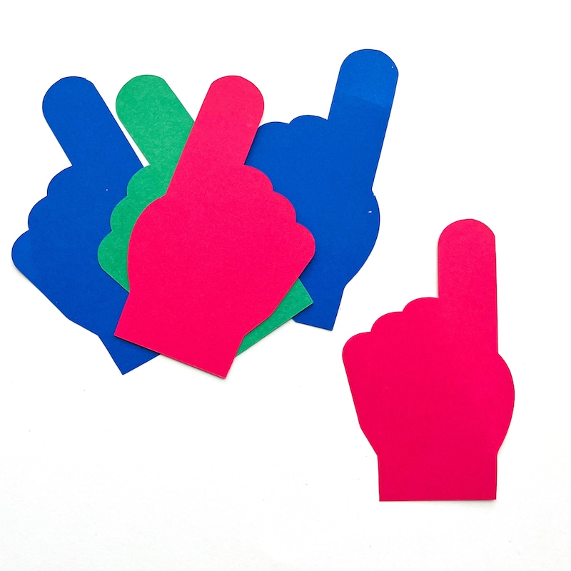Foam Finger Favor - Etsy