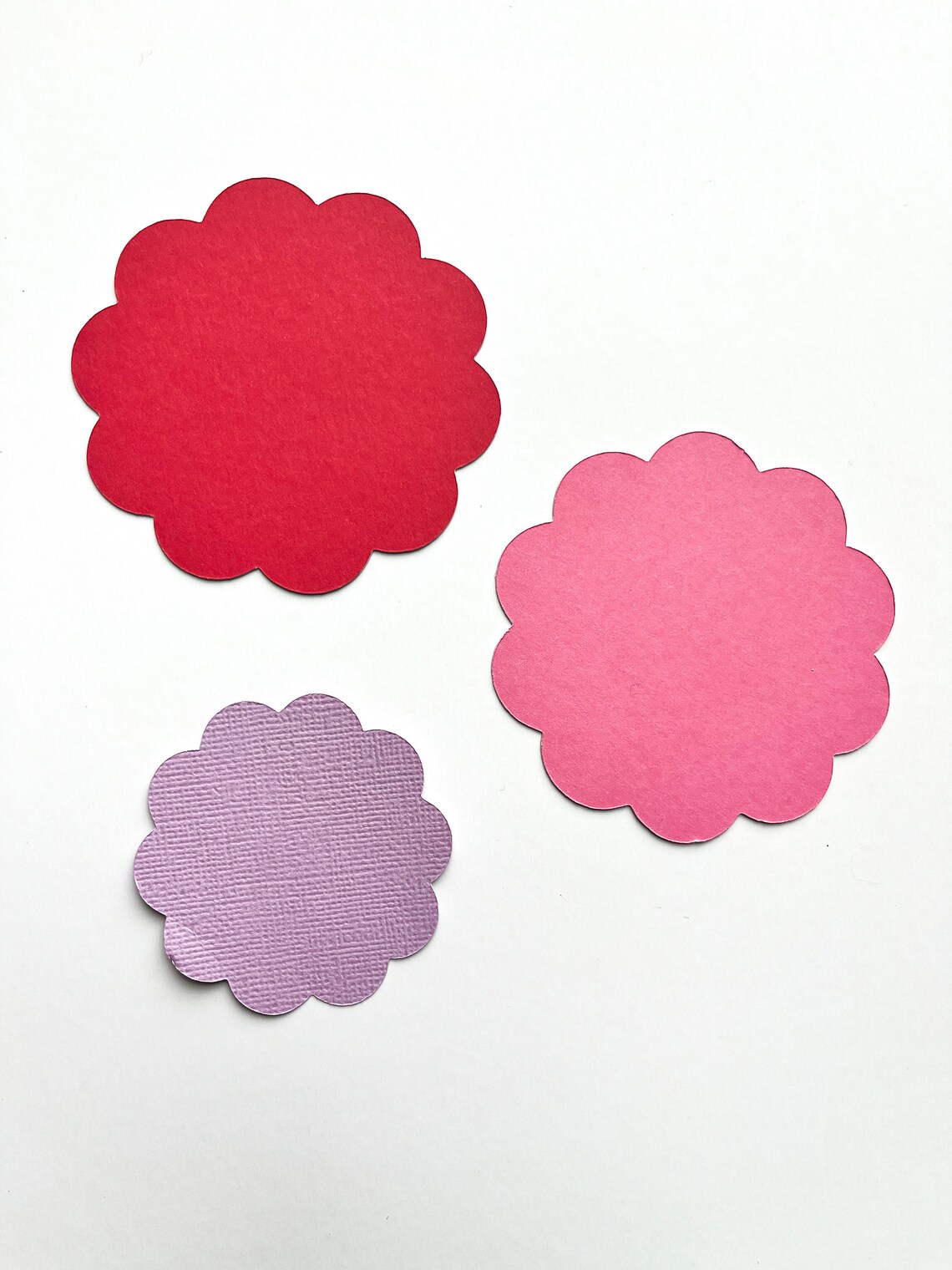 Paper Scalloped Circles Shape, Scalloped Circles Paper Shape, Scalloped ...