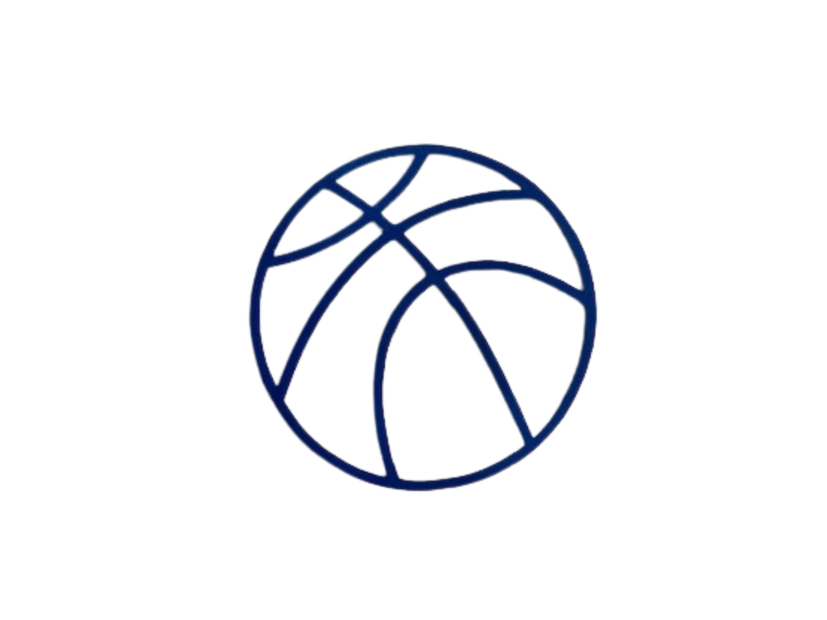 24 Basketball Die Cuts, Basketball Cut Outs, Basketball Paper Shape Cut ...