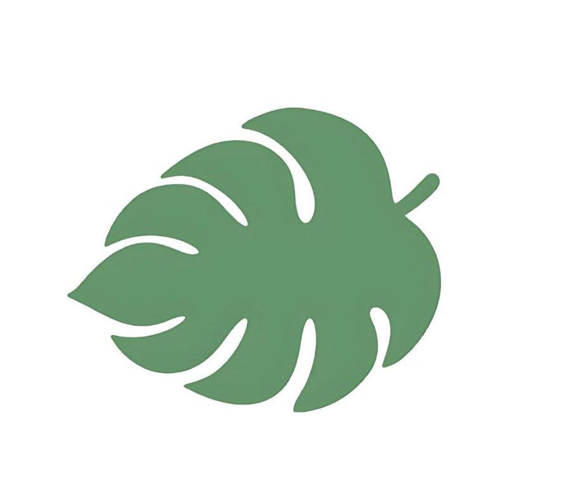 Paper Palm Leaf Shape, Palm Leaf Shape, Palm Leaf Die Cuts, Palm Leaf ...