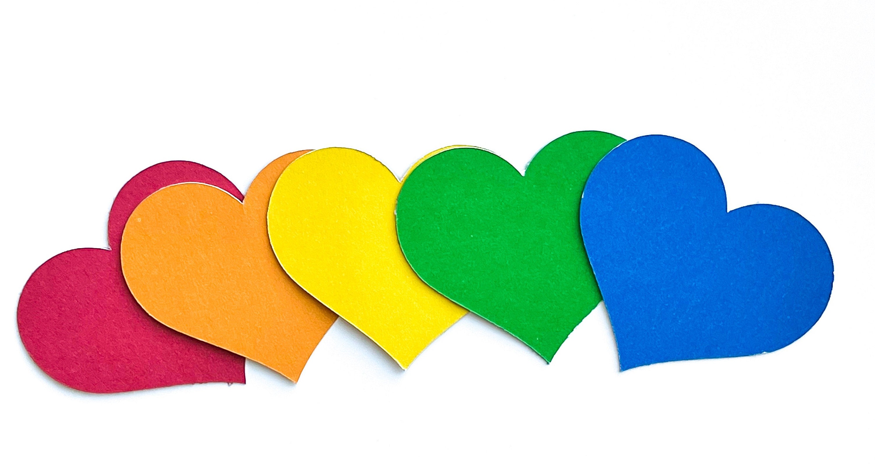 Paper Heart Shapes, Heart Paper Shapes,heart Die Cuts,heart Cut Outs ...