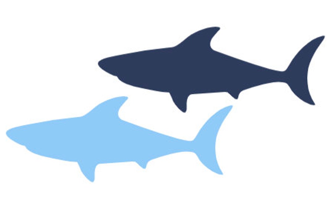 Shark Paper Shapes, Shark Paper Shape, Shark Die Cuts, Shark Cut Outs ...