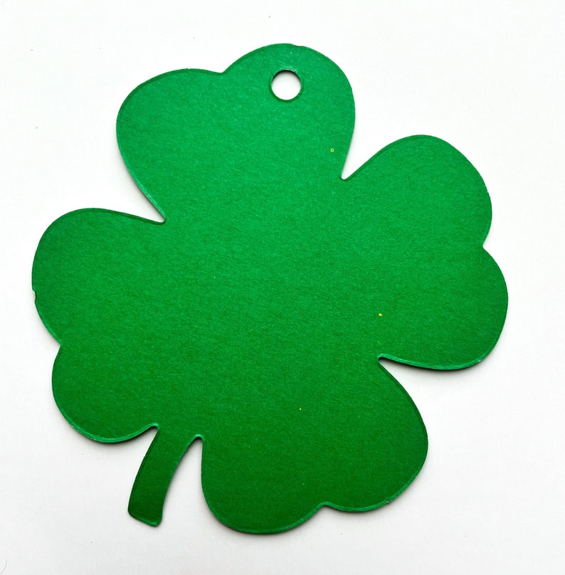 Four Leaf Clover Die Cuts: St. Patrick's Day Paper Cutouts - Etsy