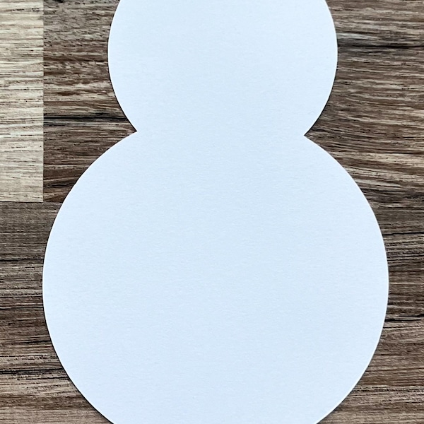 Paper Snowman - Etsy