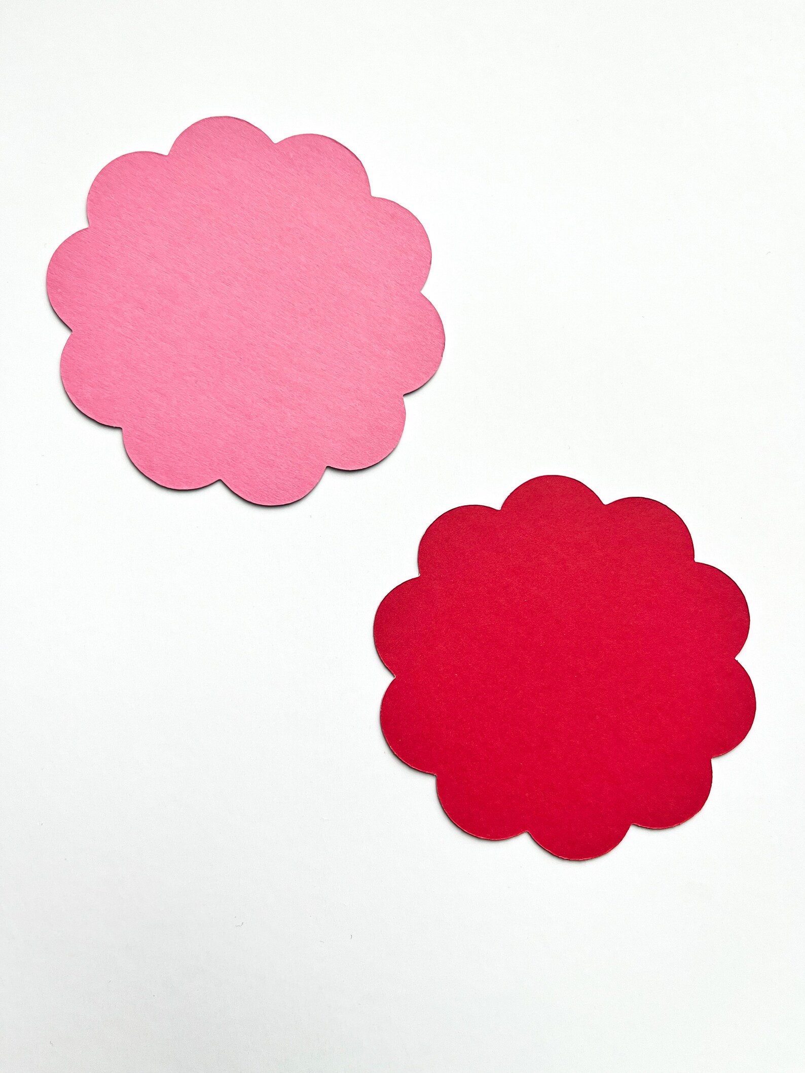 Paper Scalloped Circles Shape, Scalloped Circles Paper Shape, Scalloped ...