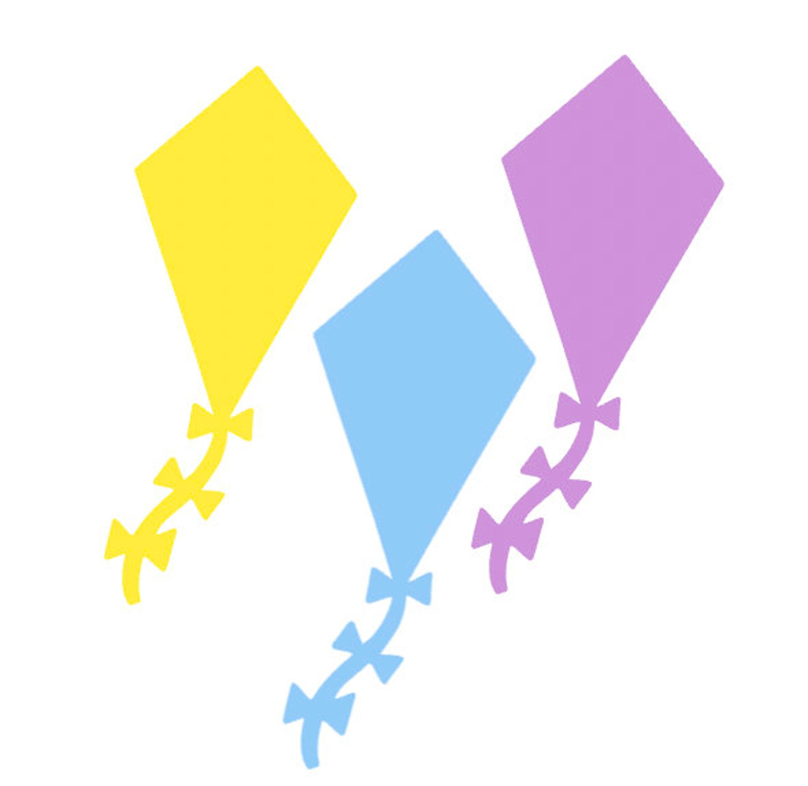 Kite Paper Shapes, Kite Paper Shape, Kite Die Cuts, Kite Cut Outs, 24 ...