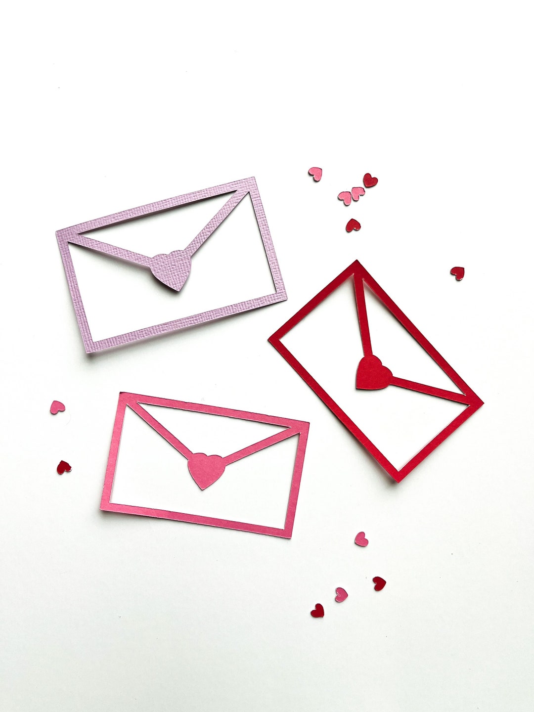 24 etiquetas de cartas de amor del día de San Valentín, troqueles del ...