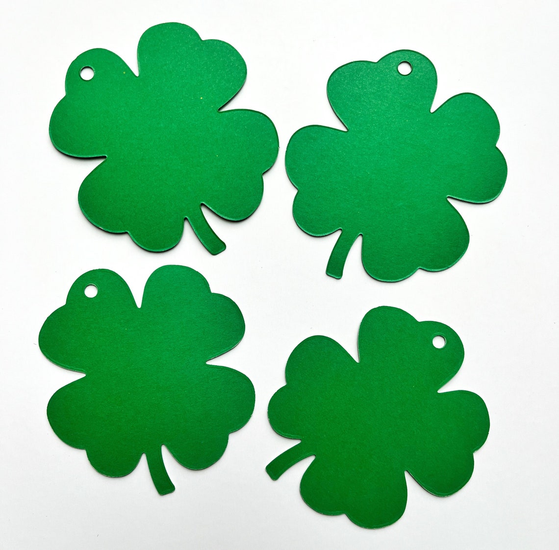 24 Four Leaf Clover Die Cuts 4 Leaf Clover Cut Outs St. - Etsy