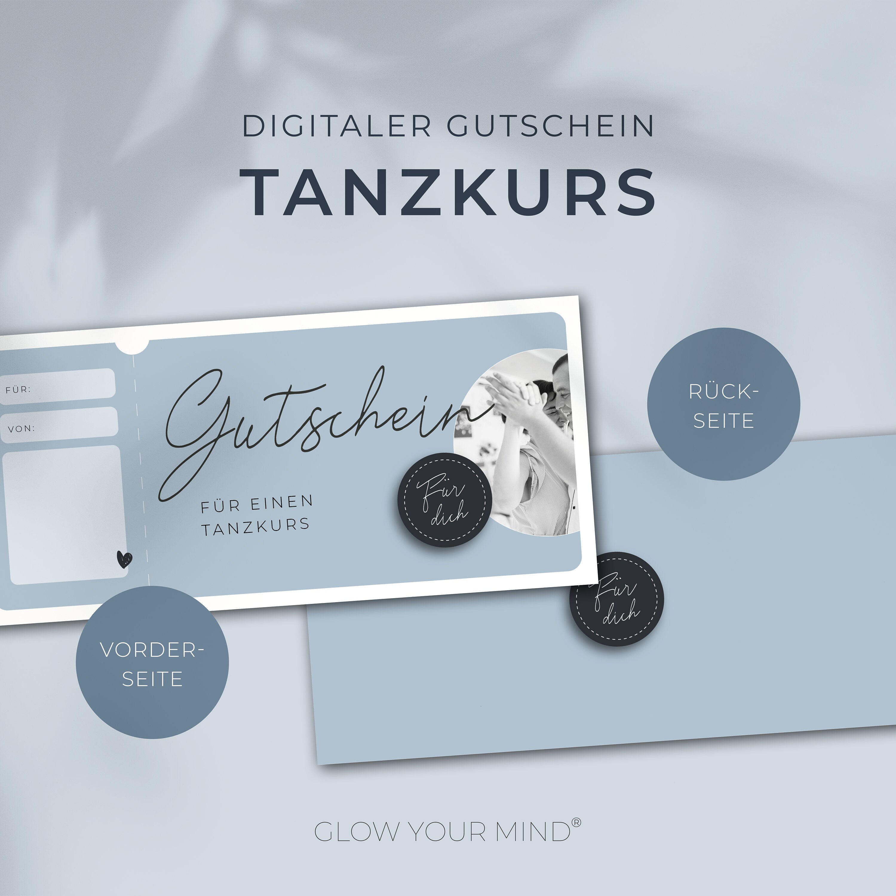 Digital Voucher Dance Course Customizable Voucher Template to Print Out ...