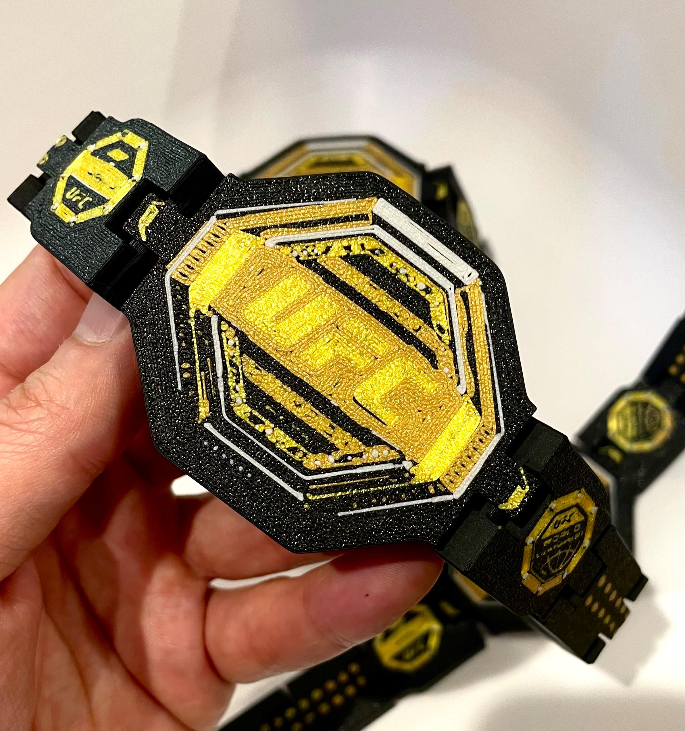 WWE / UFC / NWO / Bmf Belt Flexi Keychain Toy - Etsy