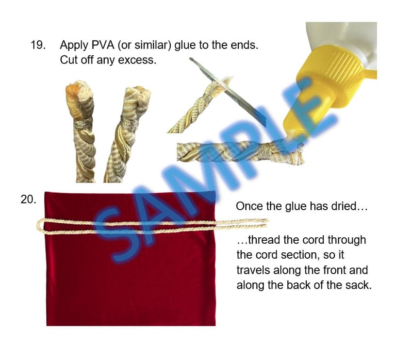 Christmas Velvet Santa Sack Pattern, PDF Download. Incredibly Easy ...