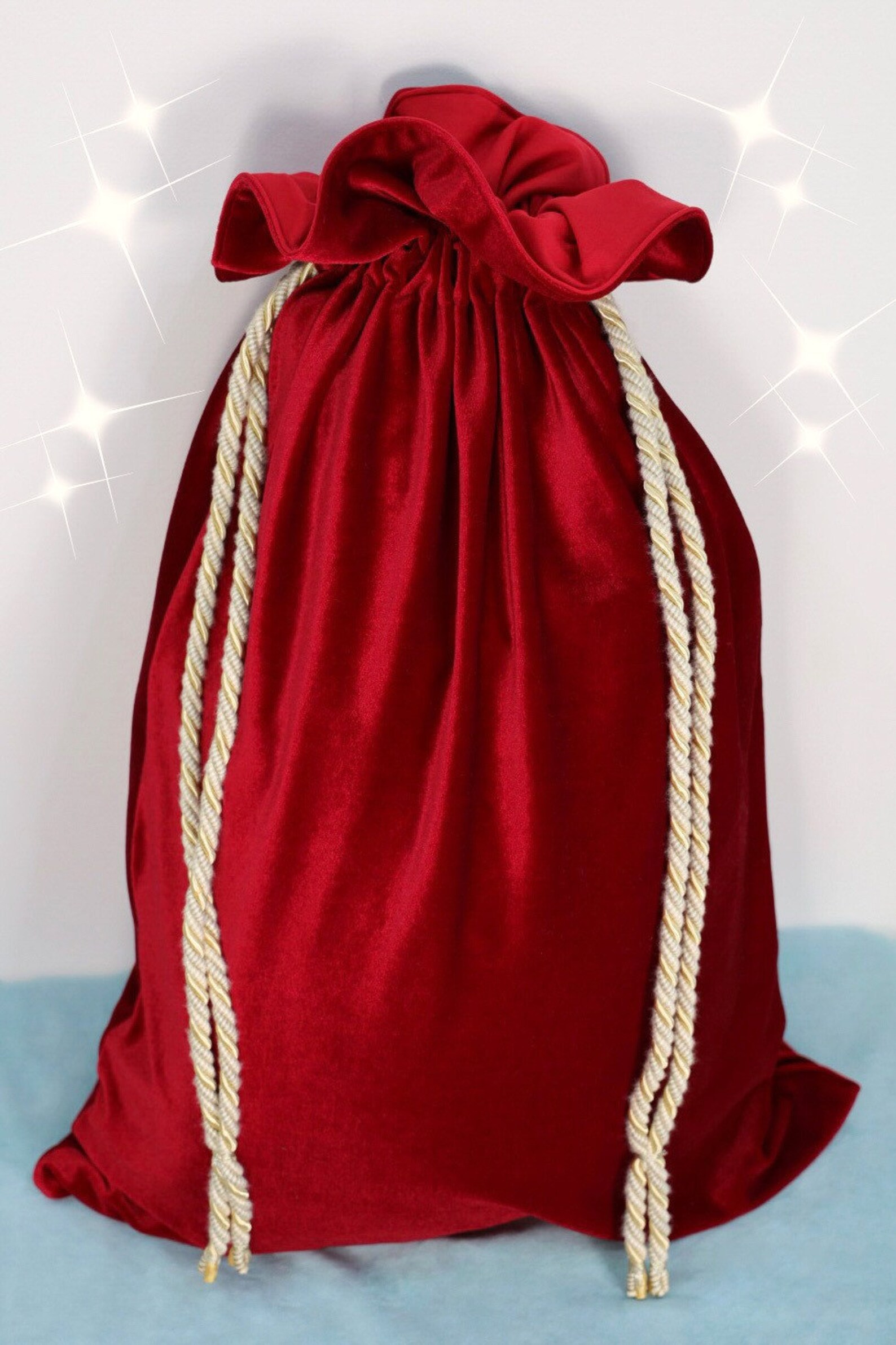 Christmas Velvet Santa Sack Pattern, PDF Download. Incredibly Easy ...