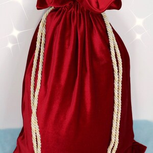 Christmas Velvet Santa Sack Pattern, PDF Download. Incredibly Easy ...