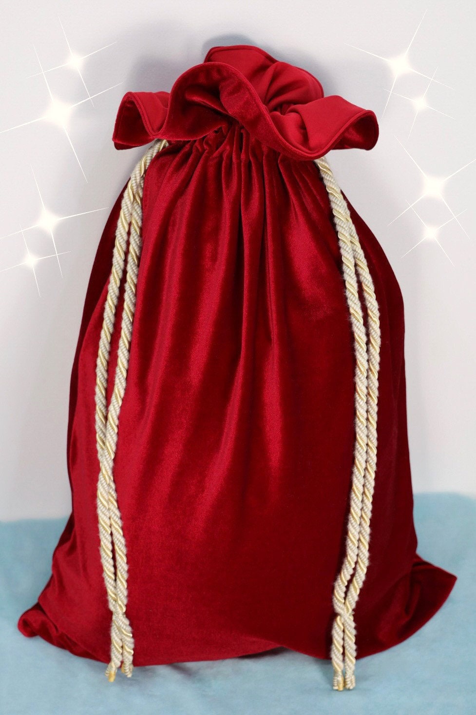 Christmas Velvet Santa Sack Pattern, PDF Download. Incredibly Easy ...