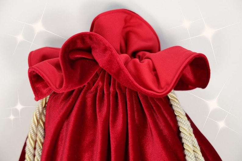 Christmas Velvet Santa Sack Pattern, PDF Download. Incredibly Easy ...